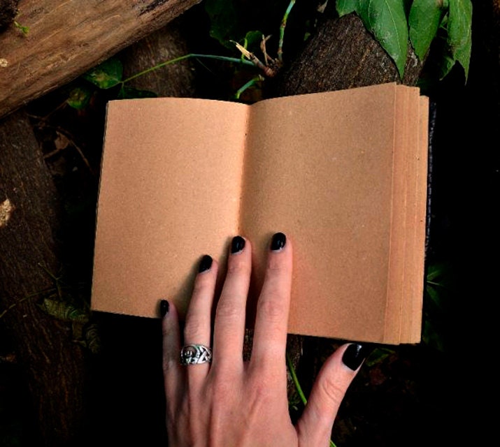 Black Leather Mjolnir Notebook Vintage Journal Thor Sketchbook | Etsy