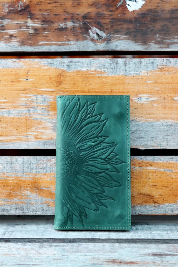 Personalized Green Wallet Women Leather Womens Wallet | Etsy