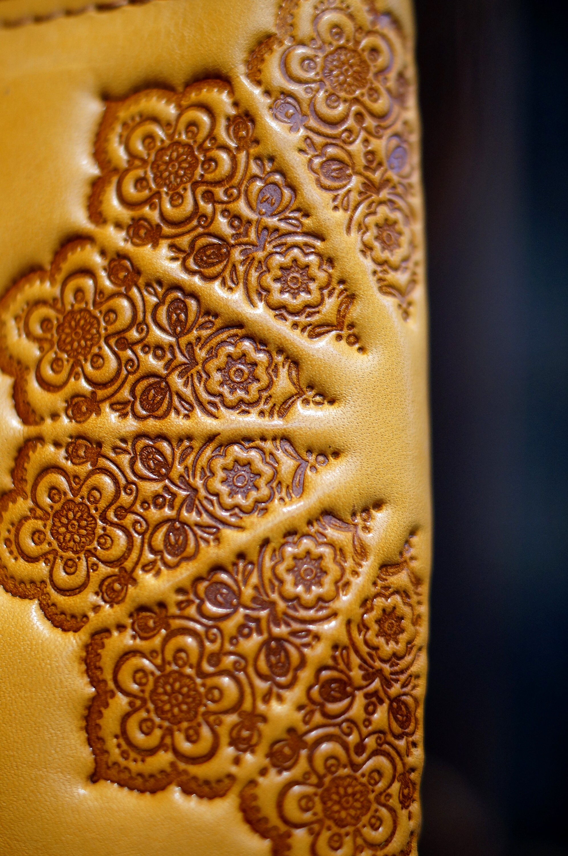 Personalized Embossed Pattern Wallet Sun Real Leather Womens | Etsy