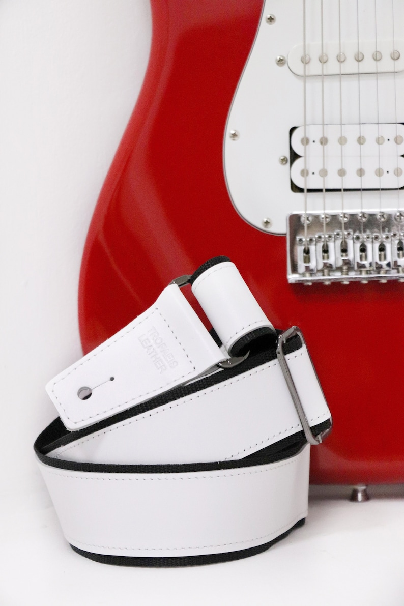 Elvis Presley Style Guitar Strap, Personalized Leather Guitar Strap ...
