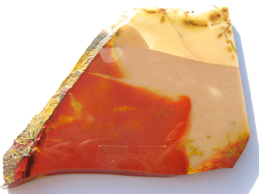 Mookaite Jasper Slab (112x86x6.6mm) Mookite, Mookalite, Mookerite ...