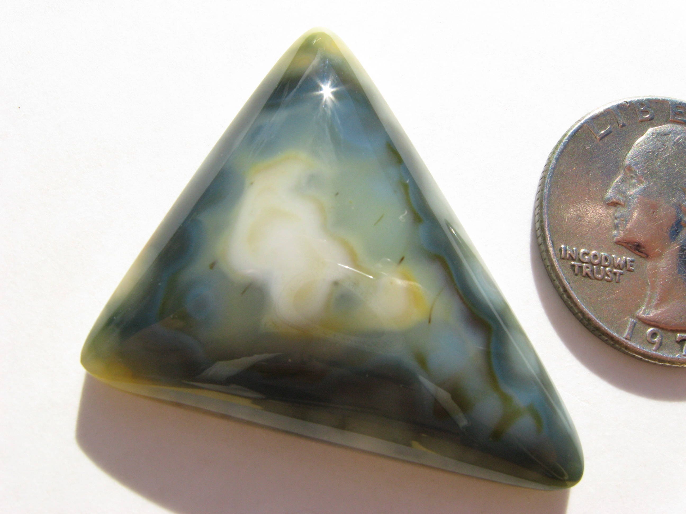 Mt Rainier Frog Skin Agate Cab 42.4mm X 30.9mm X 8.9mm - Etsy