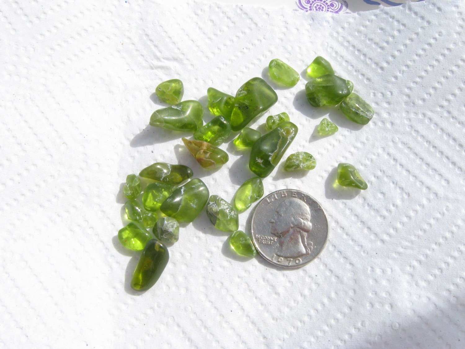 Peridot Tumbled Rough Parcels Cabbing rough Facet rough parcel | Etsy