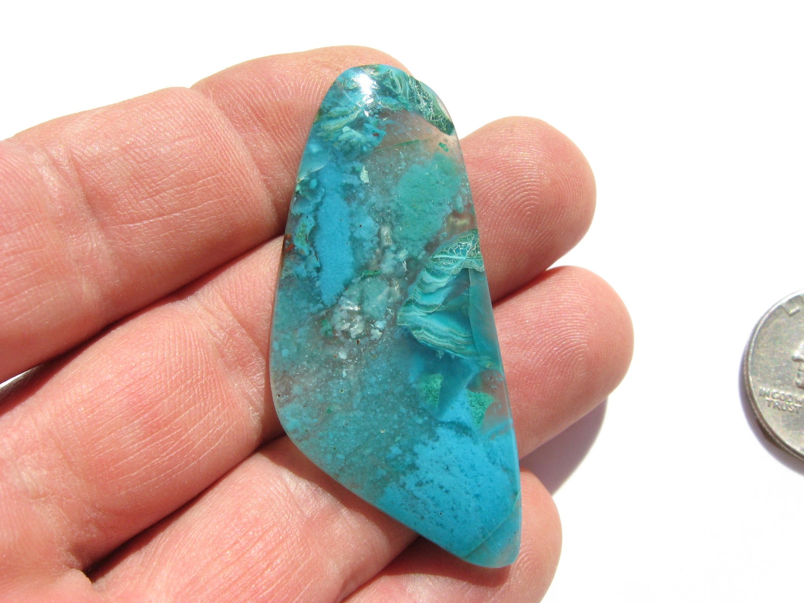 Gem Silica Cabochon Gem Chrysocolla Cab - Etsy