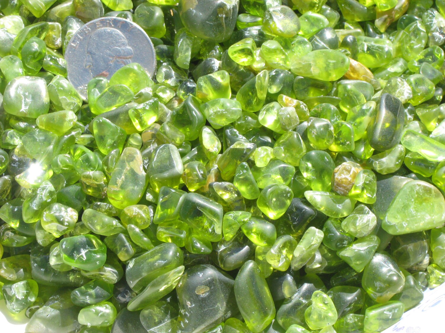 Peridot Tumbled Rough Parcels Cabbing rough Facet rough parcel | Etsy