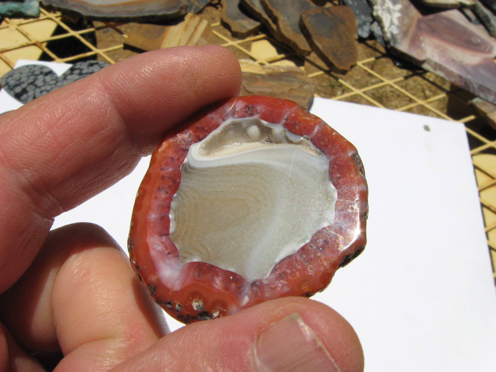 Polished Moroccan Berber Agate Slab Berber Druze Vug Moroccan - Etsy