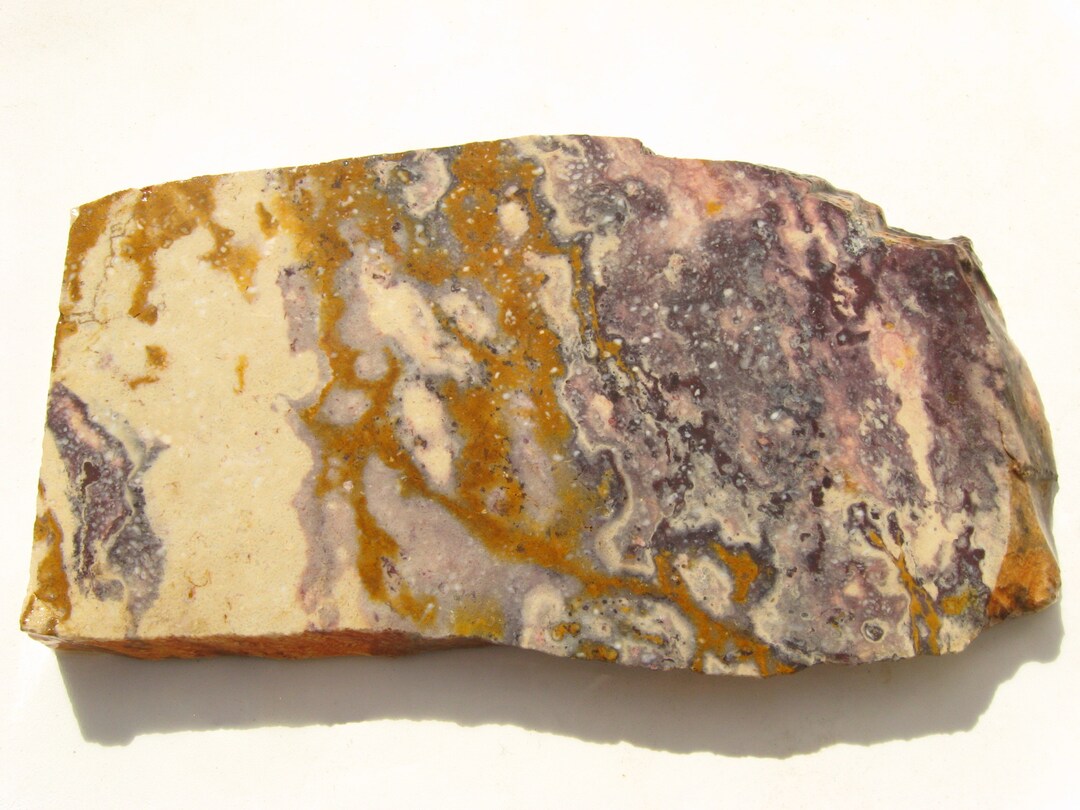 Thick Arizona Squiggly Jasper Rough Slab (147x83x9mm) Jewelry Cabbing ...