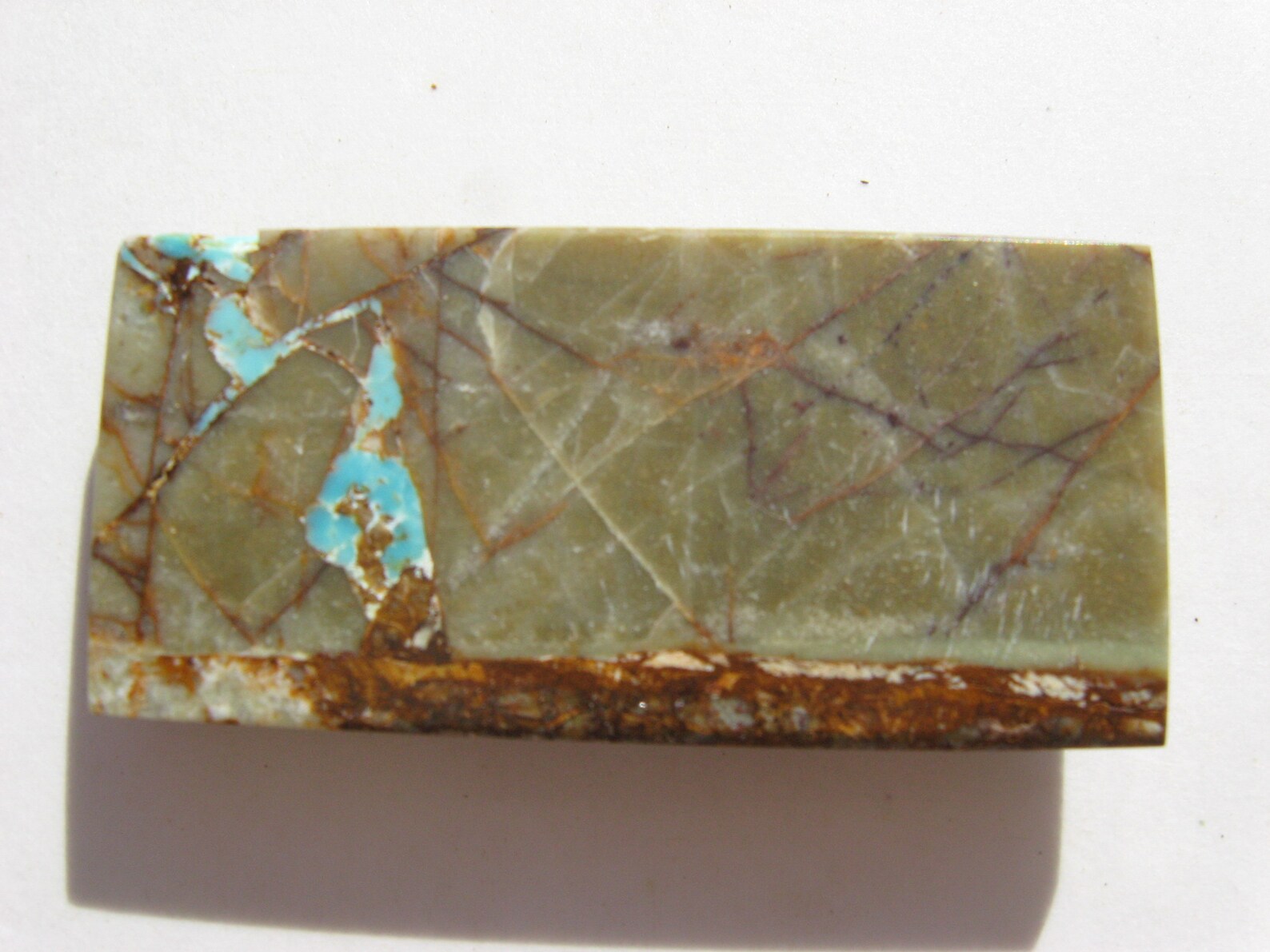 Natural Royston Turquoise Cab 37x17.8x5.9mm Freeform - Etsy