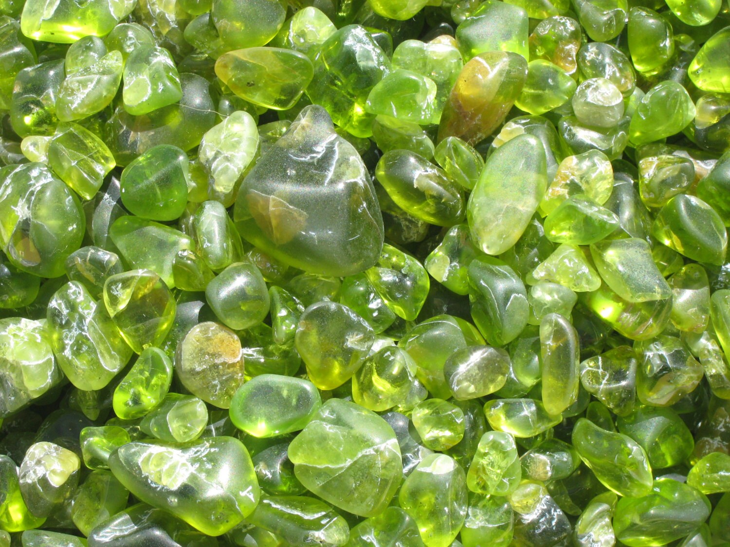 Peridot Tumbled Rough Parcels Cabbing rough Facet rough parcel | Etsy