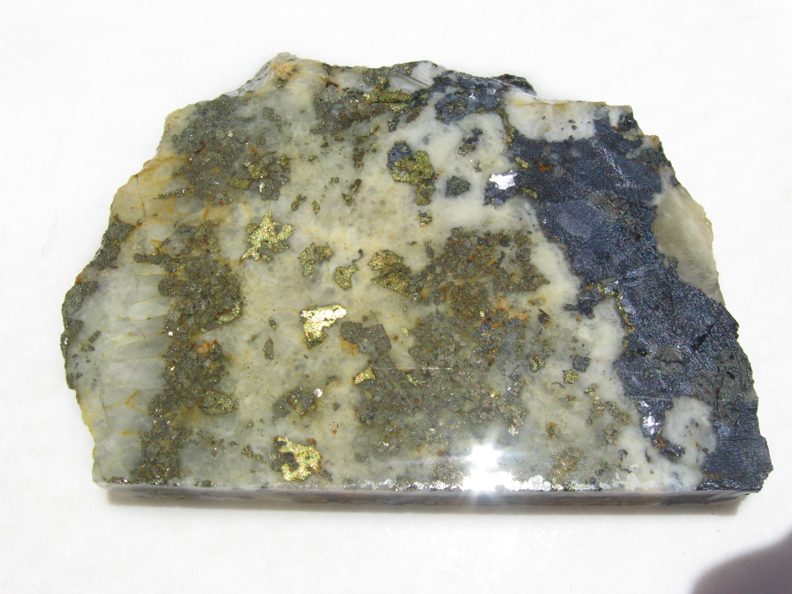 Pyrite in quartz slab 80x63.5x6.8mm Iced pyrite Pyrite and | Etsy