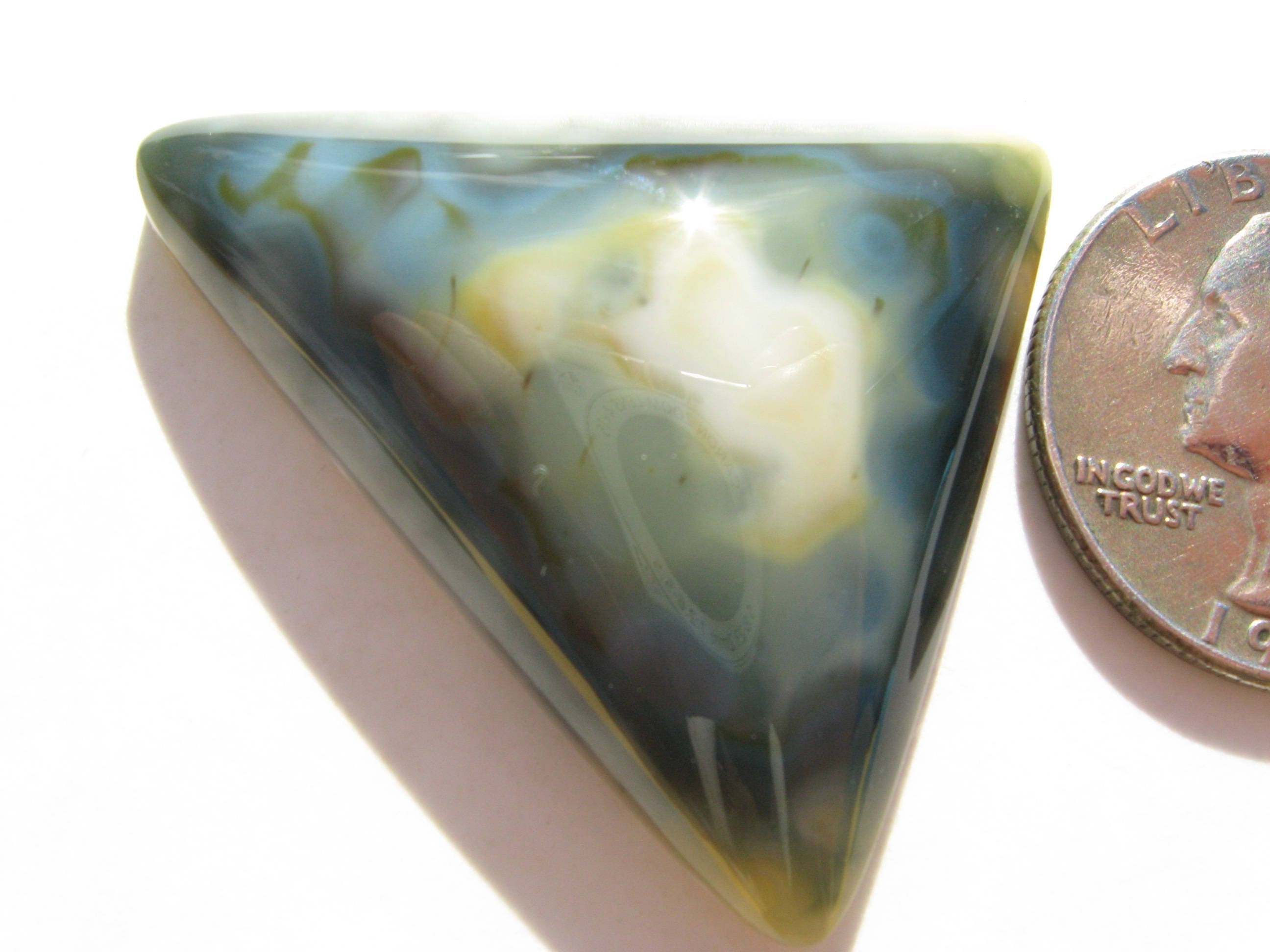 Mt Rainier Frog Skin Agate Cab 42.4mm X 30.9mm X 8.9mm - Etsy