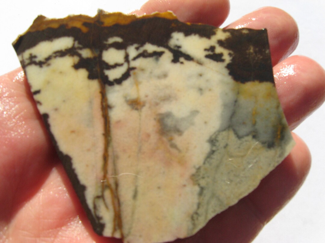 Outback Jasper Rough Slab (64x57.7x10.2mm) Outback Jasper Focal Stone ...