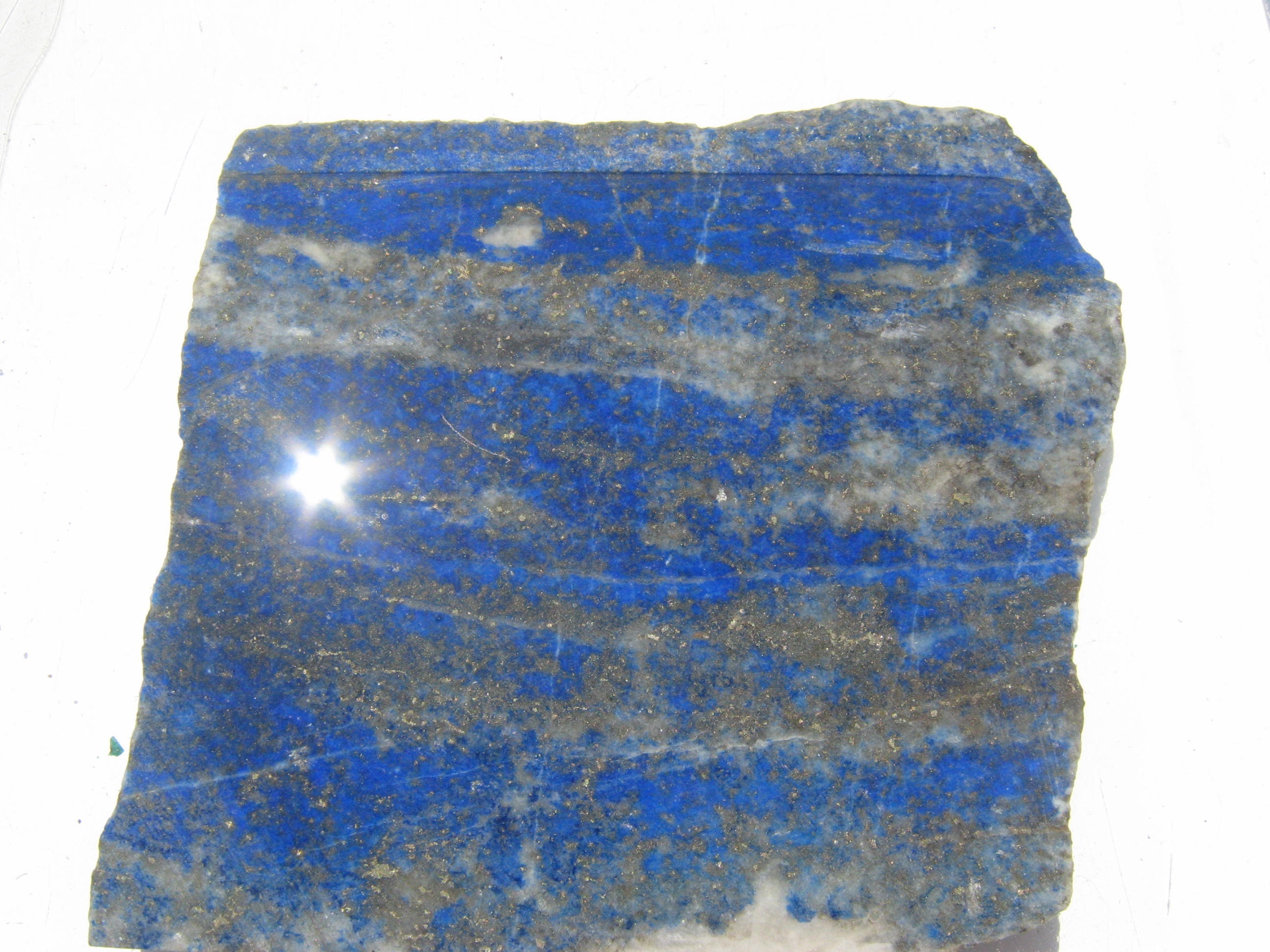 Lapis Lazuli With Pyrite Slab 76x72.4x6.6 10.7mm Royal - Etsy UK
