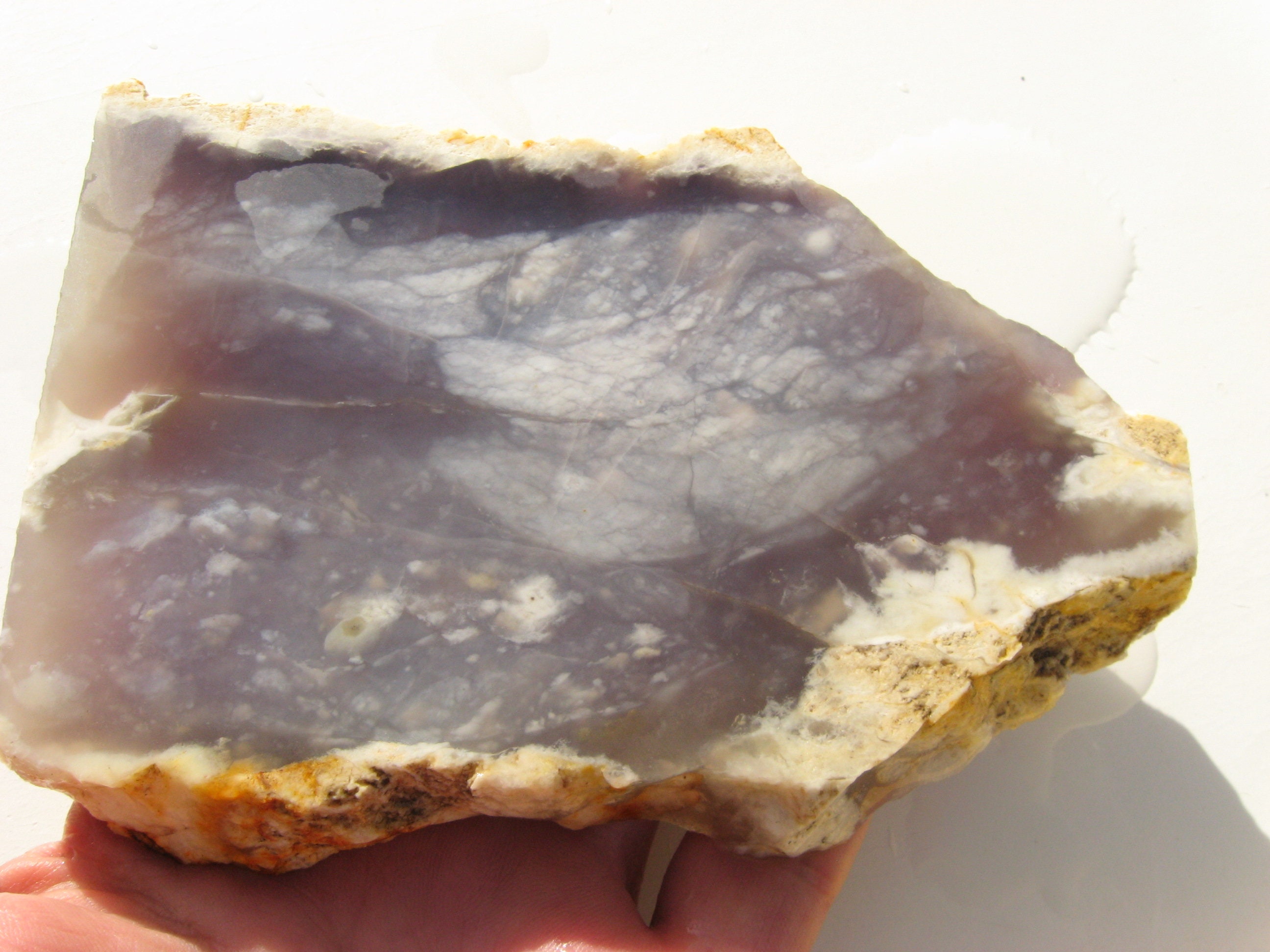 Thick West Java Purple Chalcedony Slab 134x87x15.5mm | Etsy