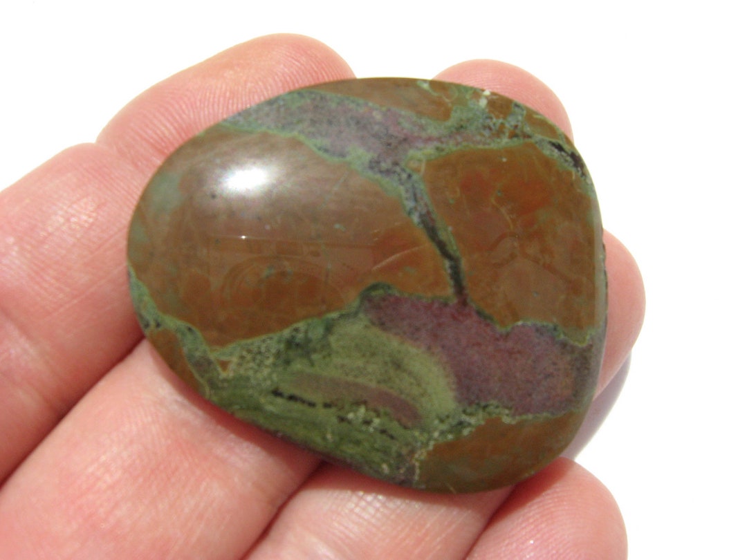 Thunder Egg Agate Cabochon (43x37.1x5.5) Thunderegg Cabochon Thunderegg ...