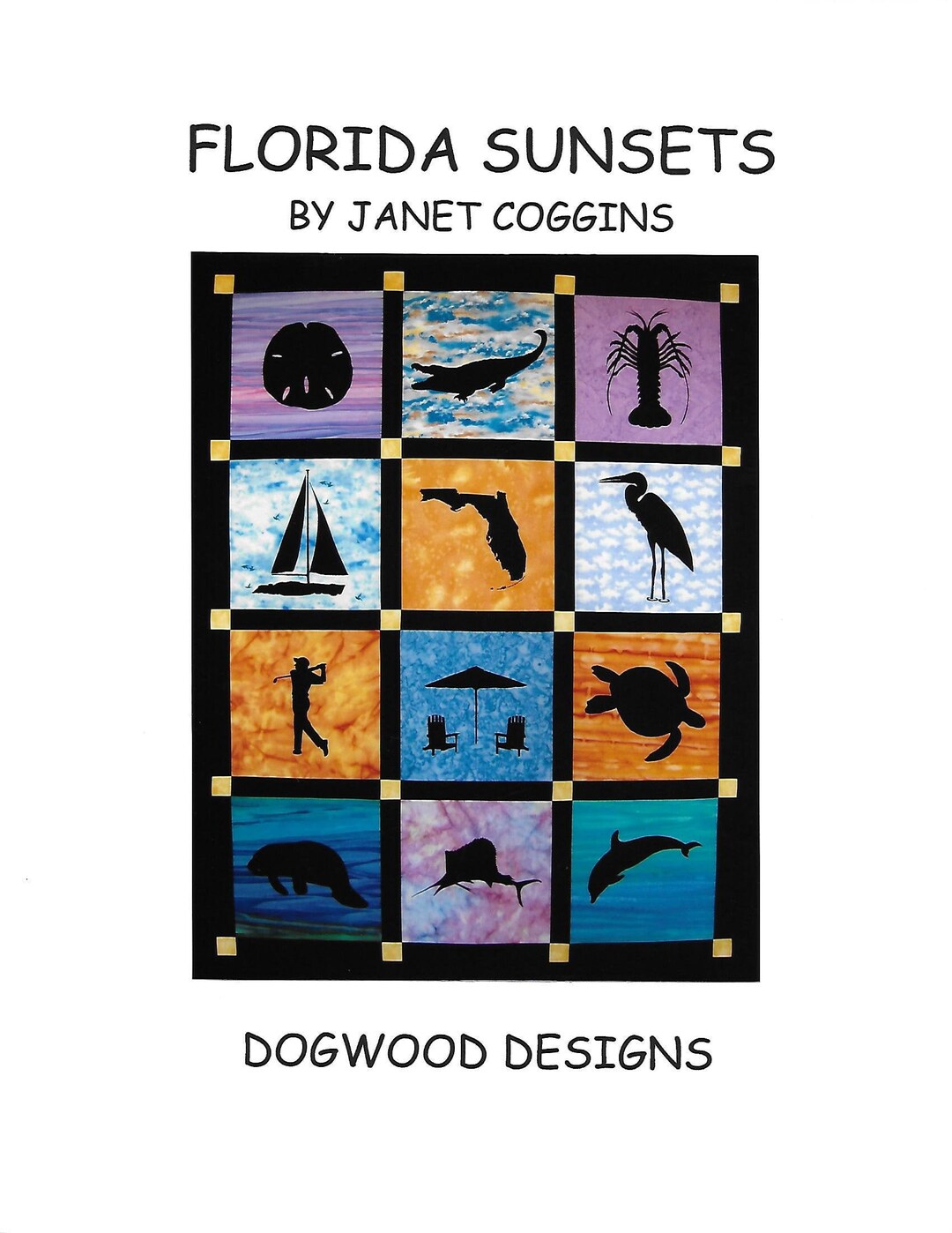 Florida Sunsets PDF Quilt Pattern / Raw Edge Applique / - Etsy