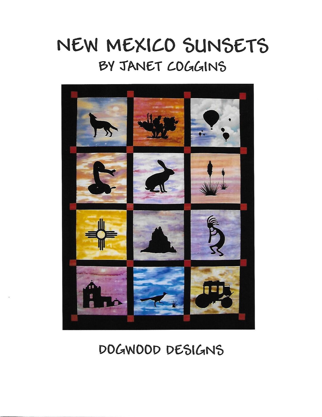 New Mexico Sunsets PDF Quilt Pattern / Raw Edge Applique / - Etsy