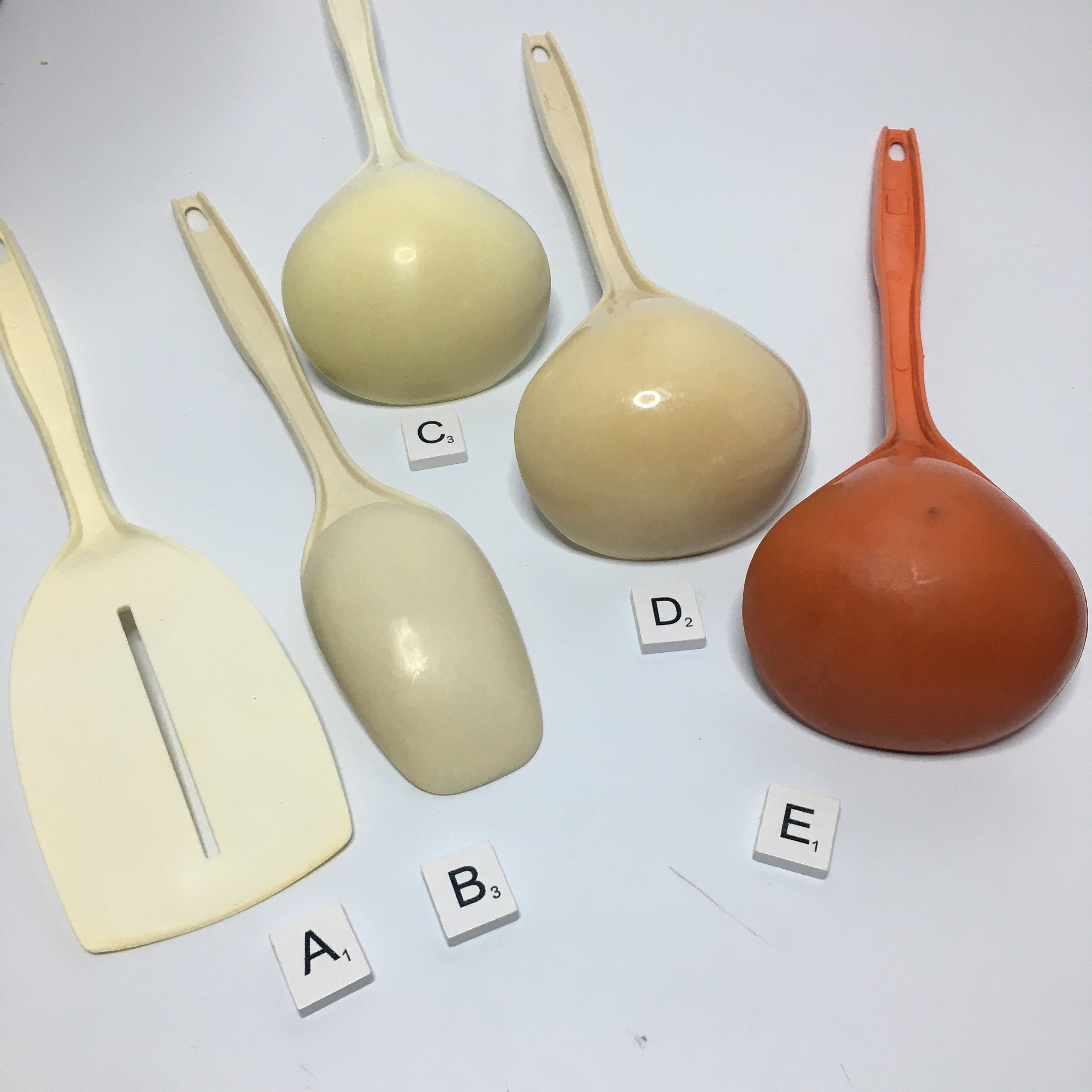 Foley Vintage Kitchen Utensils USA Nylon Spatula Turner Fork Ladle ...