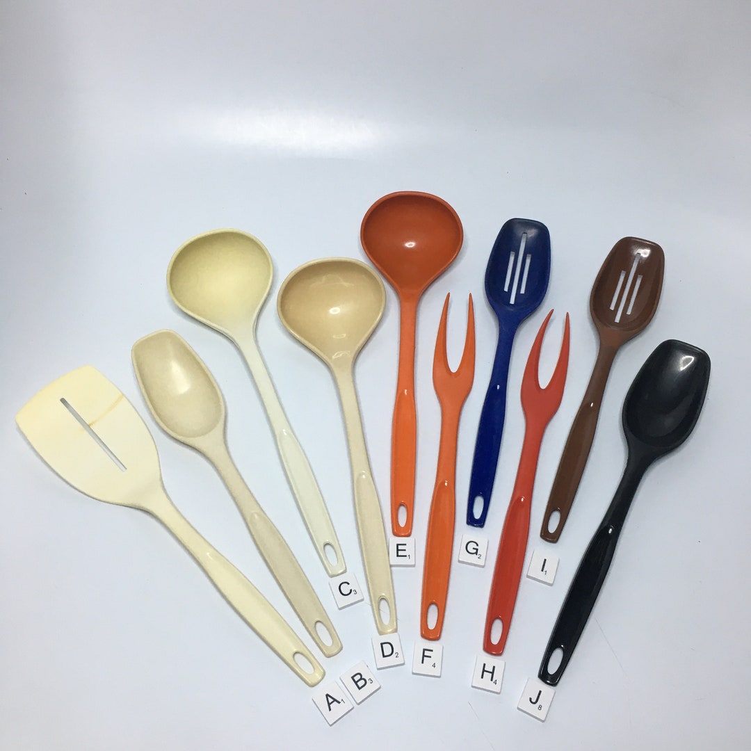 Foley Vintage Kitchen Utensils USA Nylon Spatula Turner Fork Ladle ...