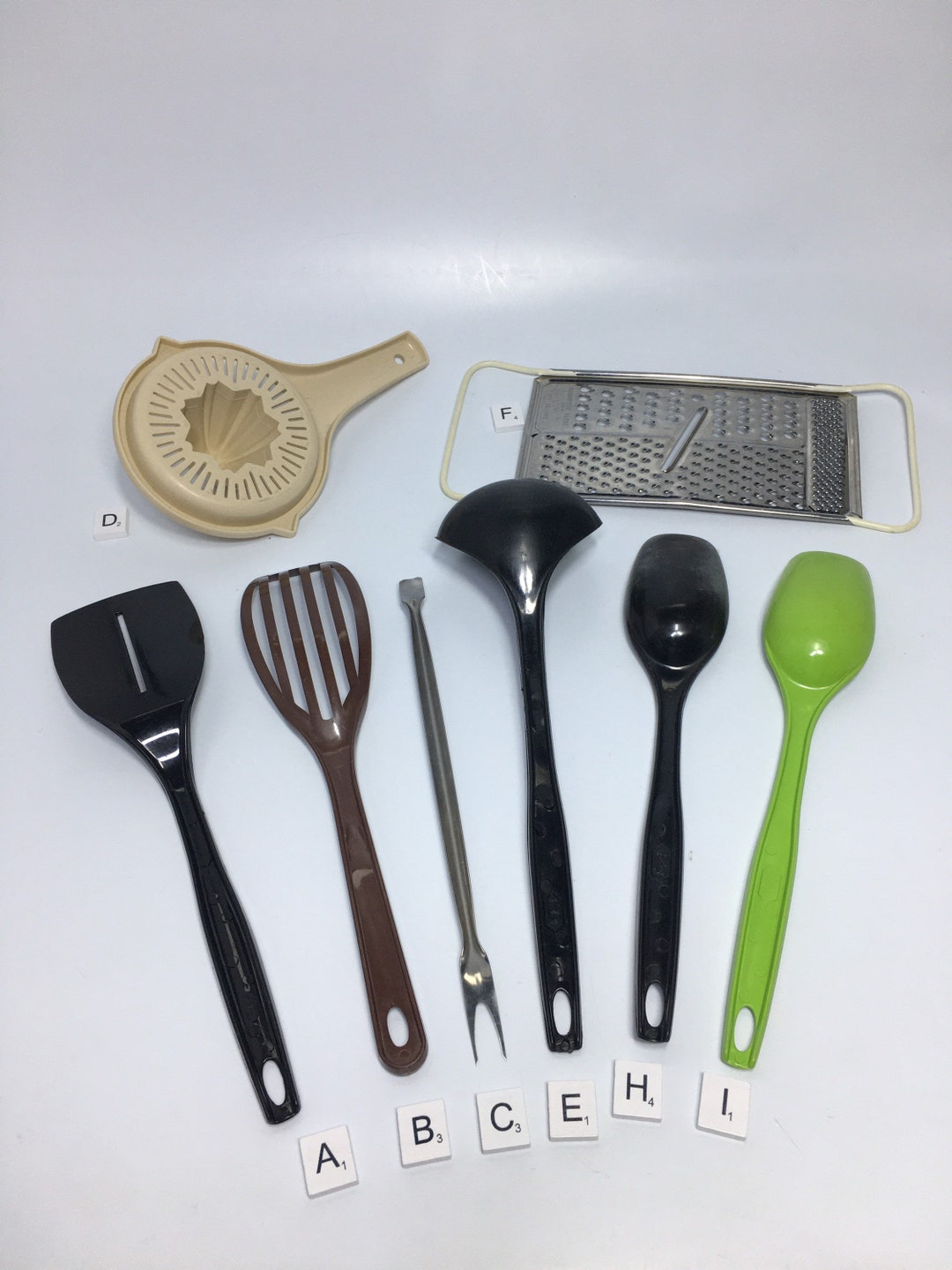 Foley Vintage Kitchen Utensils USA Nylon Fork Ladle Spoon - Etsy