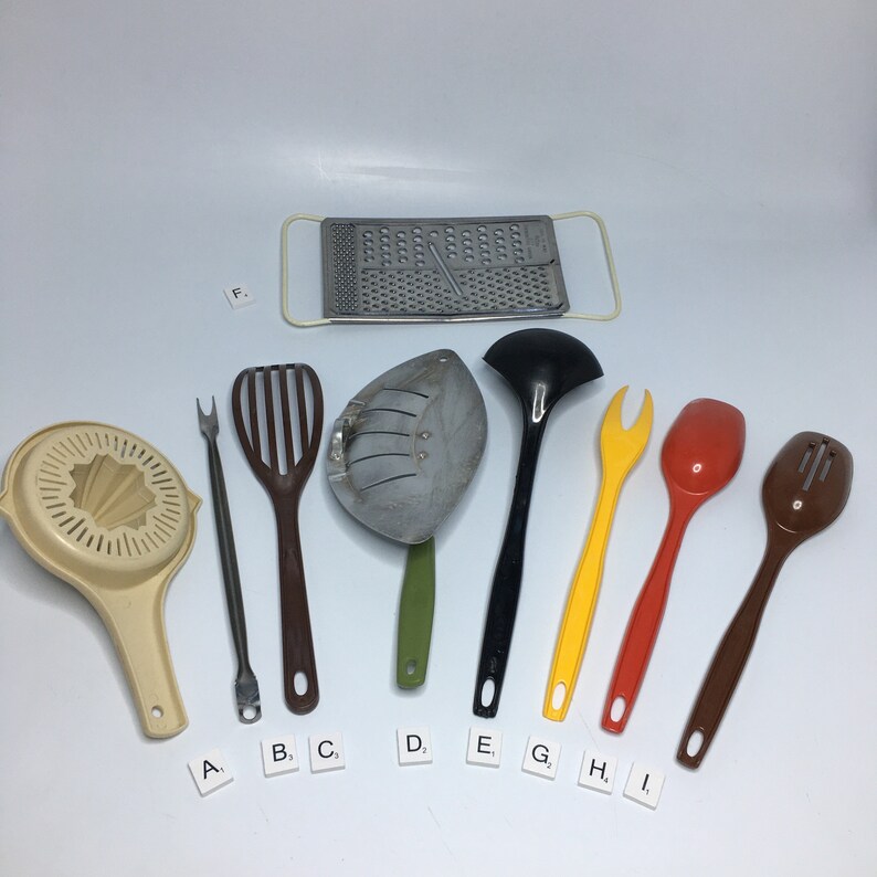 Foley Vintage Kitchen Utensils USA Nylon Fork Ladle Spoon - Etsy