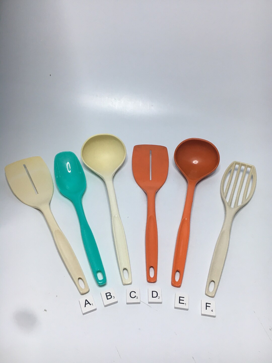 Foley Vintage Kitchen Utensils USA Nylon Spatula Turner Fork Ladle ...