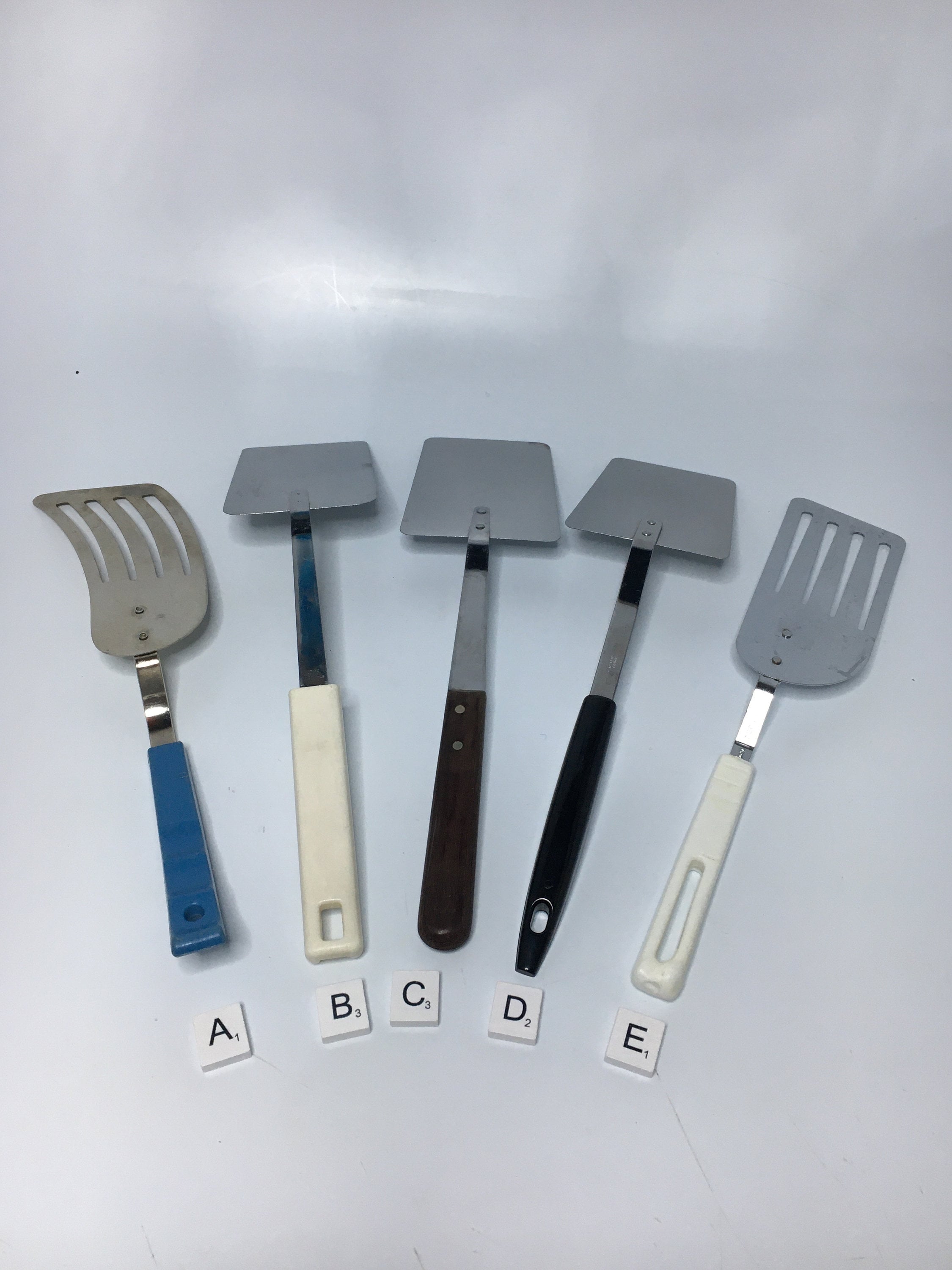 Vintage Kitchen Spatula Utensils Stainless Steel Koco Japan Zenith Long ...