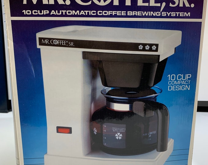 New Vintage Mr Coffee Sr 10 Cup Coffee Maker SR10 Unused. - Etsy