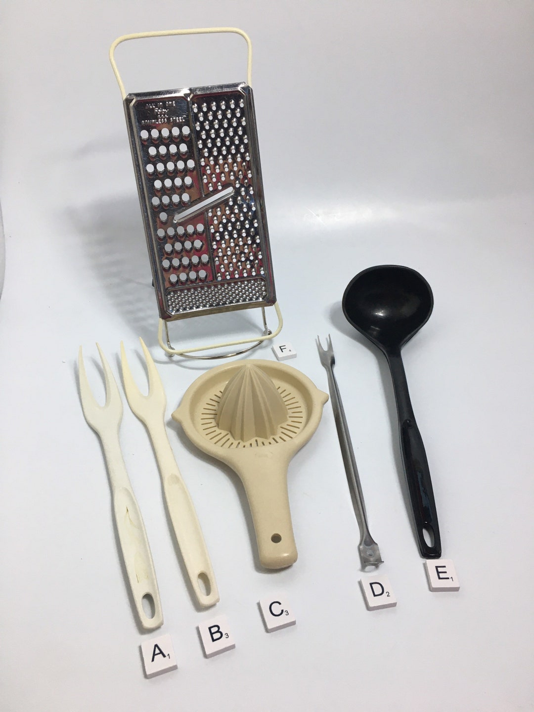 Foley Vintage Kitchen Utensils USA Nylon Fork Ladle Spoon - Etsy