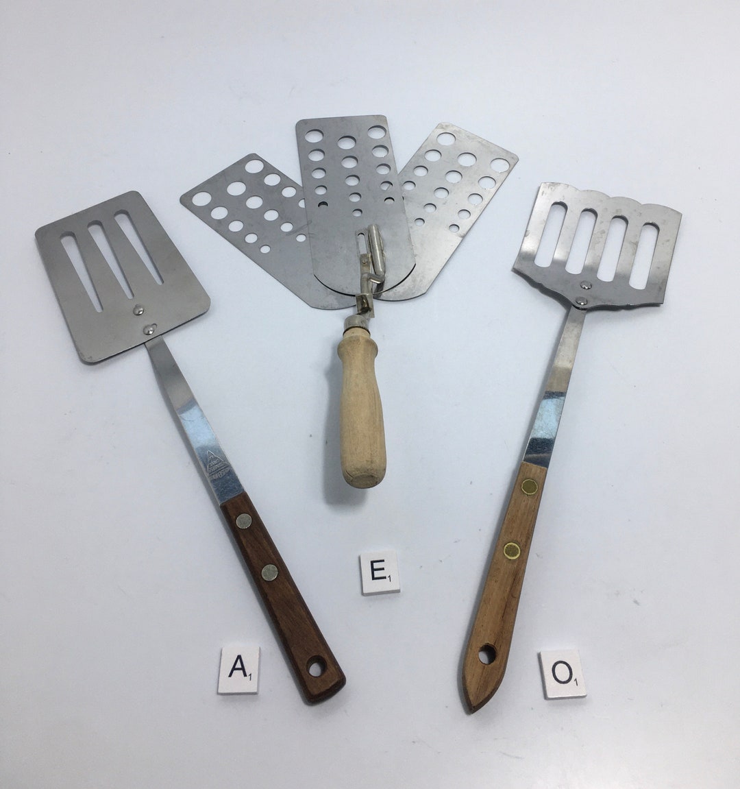 Spatula Turner Pancake Flipper Vintage Kitchen Utensils Stainless Steel ...