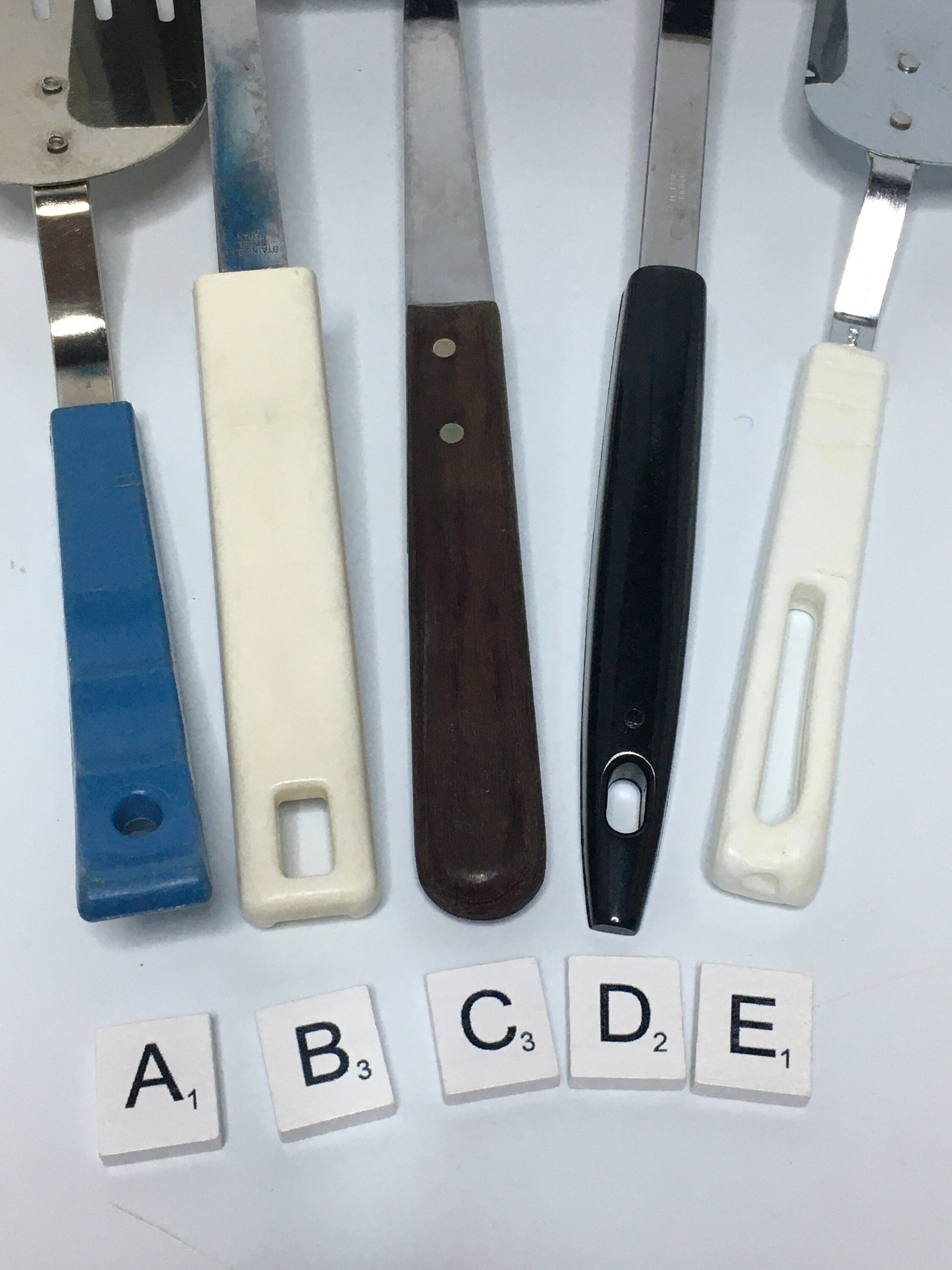 Vintage Kitchen Spatula Utensils Stainless Steel Koco Japan Zenith Long ...