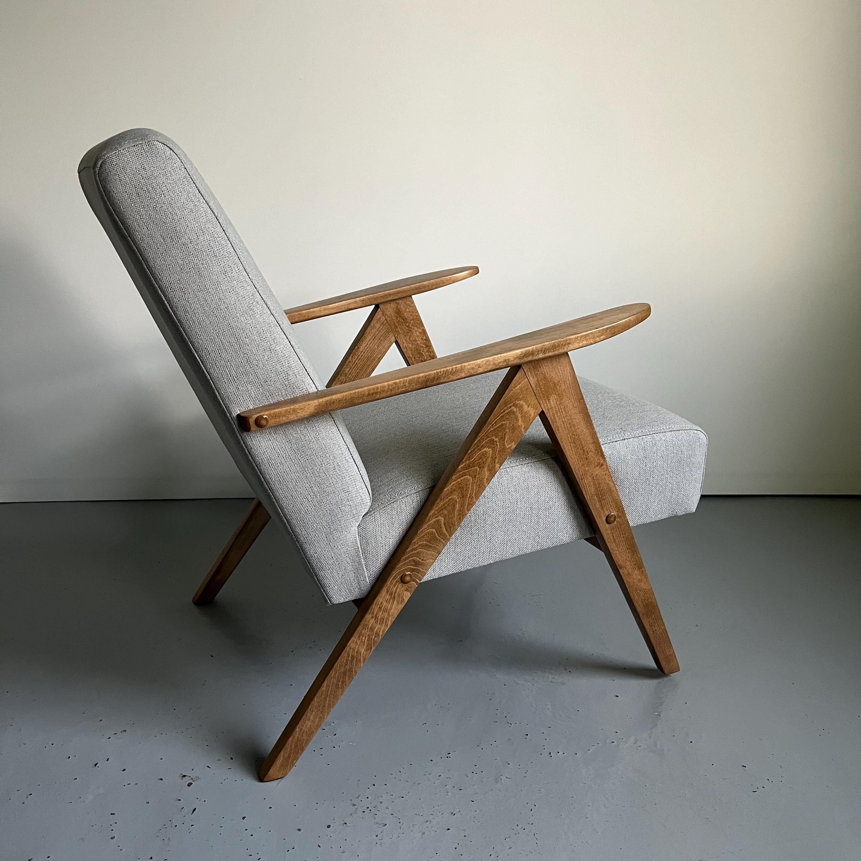 Vintage Mid Century Modern Armchair Model B-310 VAR by Polish Designer ...