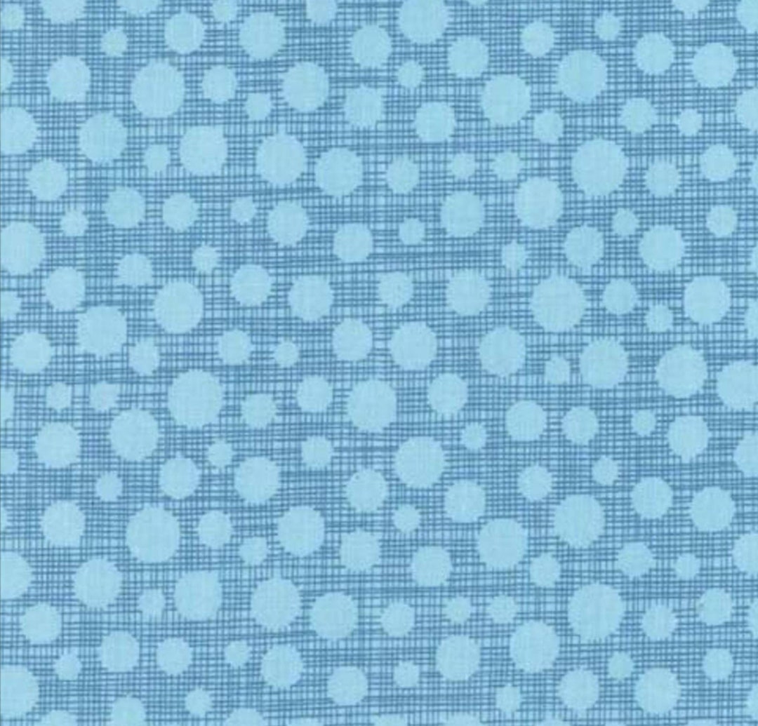Hash Dot by Michael Miller > Light Blue Polka Dot Tone on Tone Bubbles ...