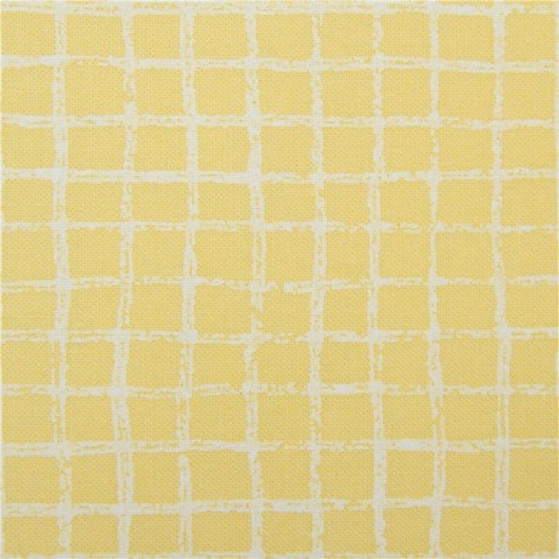 Pretty Grid, Yellow Yellow Base With White Lined Grid Pattern - Etsy