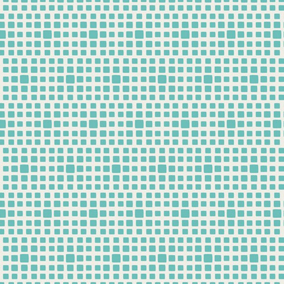 Squared Elements Turquoise SE-605 Art Gallery Fabrics | Etsy