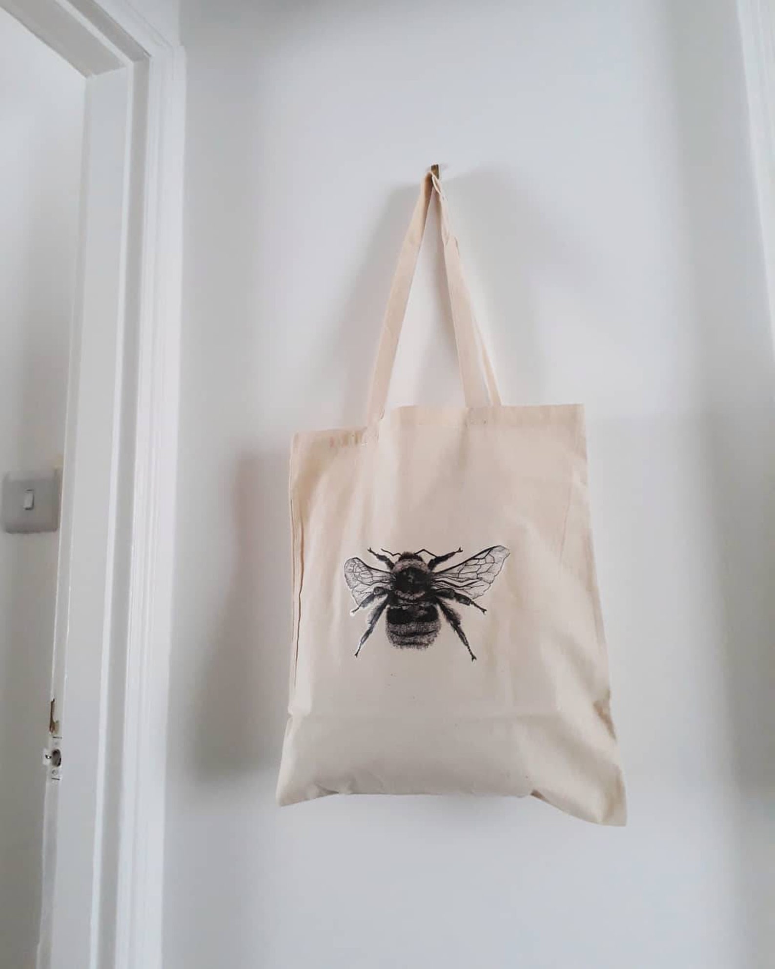 Bee Tote Bag Handmade Individually Made - Etsy