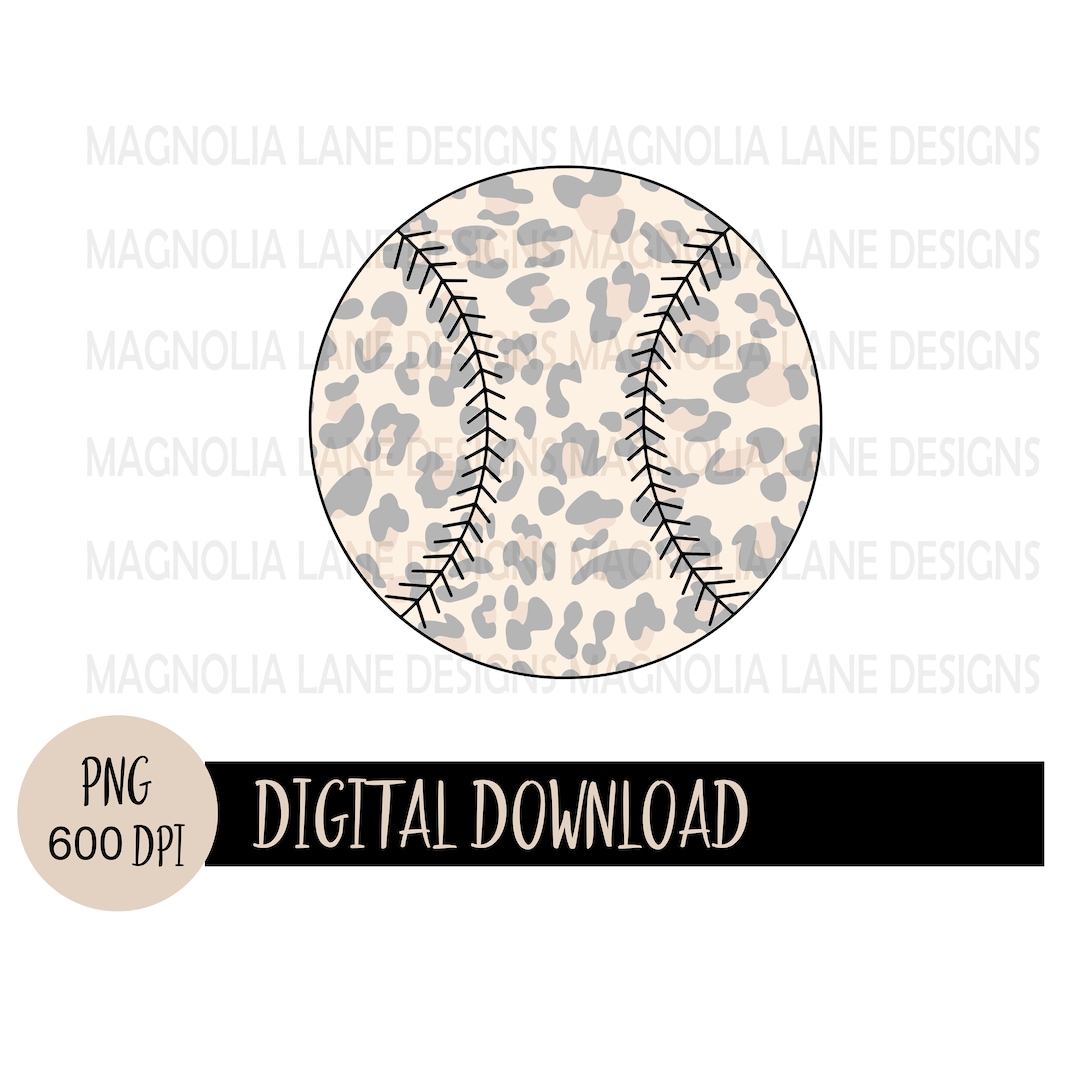 Cheetah Print Baseball Png, Baseball Png, Sublimation Dtf - Etsy