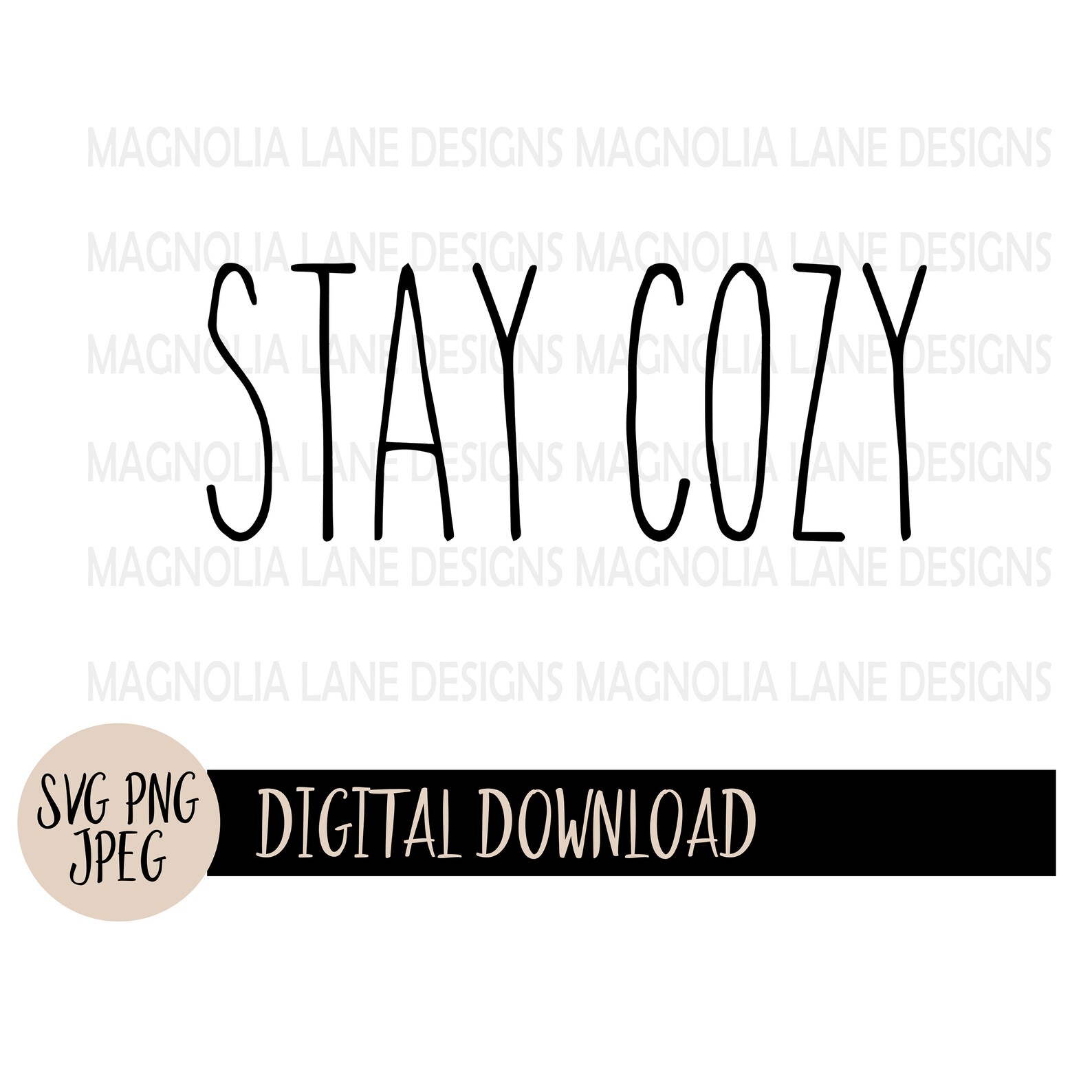 STAY COZY SVG Christmas Inspired Winter Svg Png Jpeg Cut - Etsy