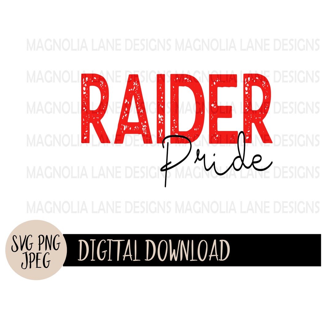 RAIDER PRIDE SVG, School Mascot, Raiders, Svg, Jpeg, Png, Cut File ...