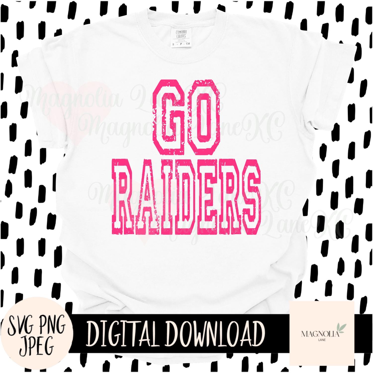 Go Raiders Pink Out SVG, Football Game Breast Cancer Awareness (digital ...