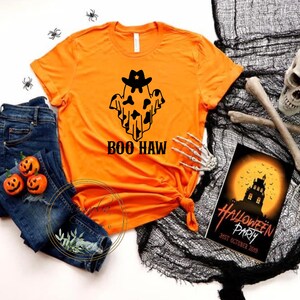 BOO HAW Ghost SVG, Cow Print, Ghost, Halloween, Western, Svg, Jpeg, Png ...