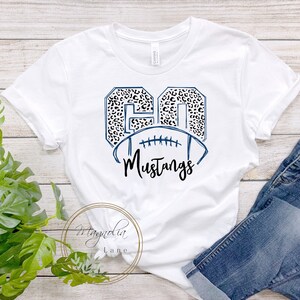 GO MUSTANGS SVG, Football, Team Sports, Cheetah Print, School Mascot ...