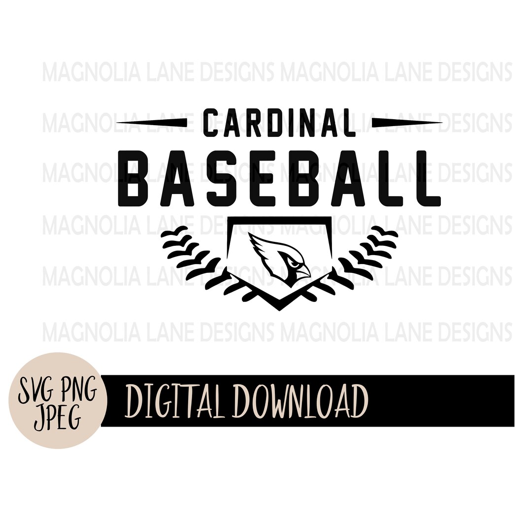 Cardinal Svg School Mascot Baseball Cardinals Baseball Mom Baseball Dad ...