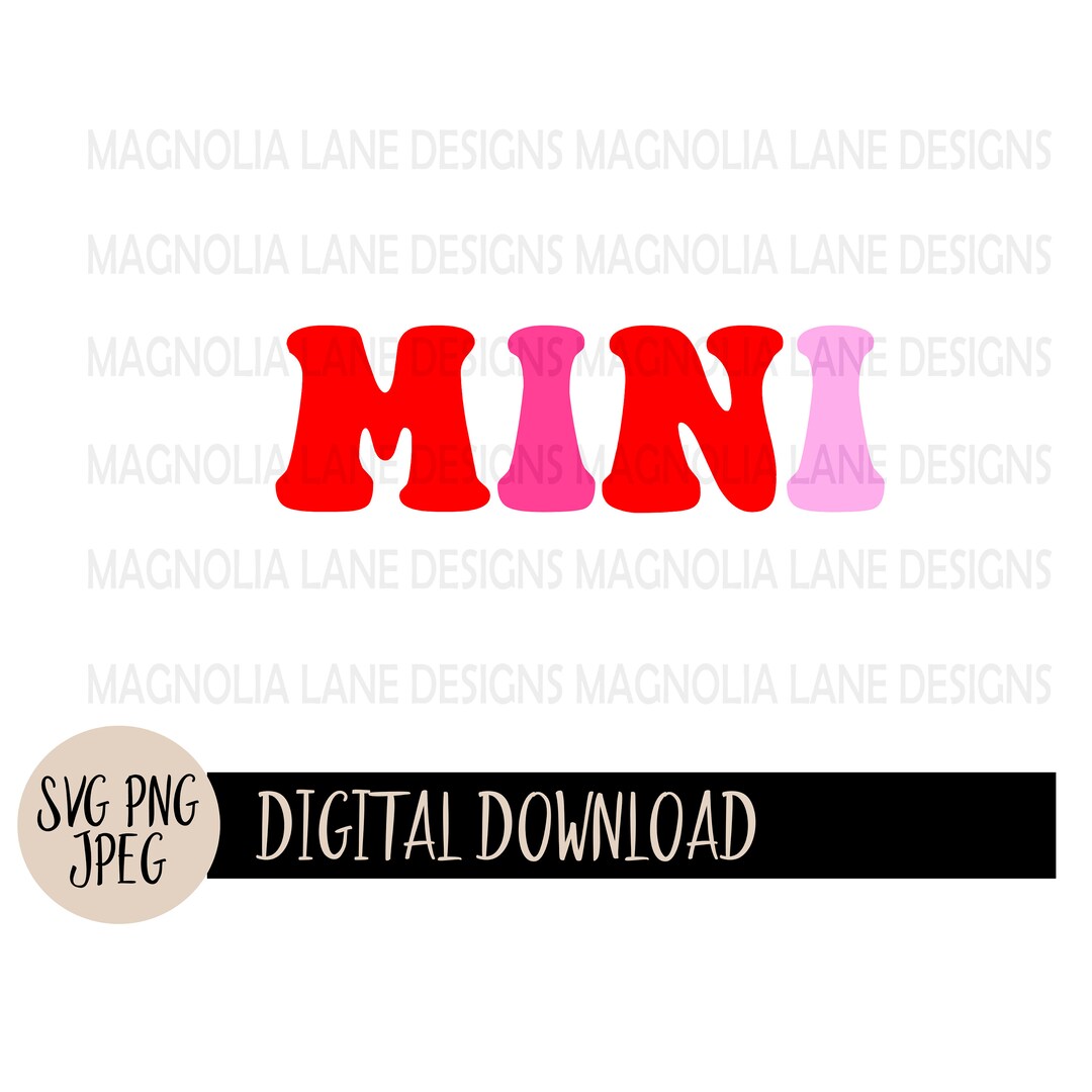 MINI SVG, Valentine Svg, Png, Jpeg, Cut File, Sublimation - Etsy