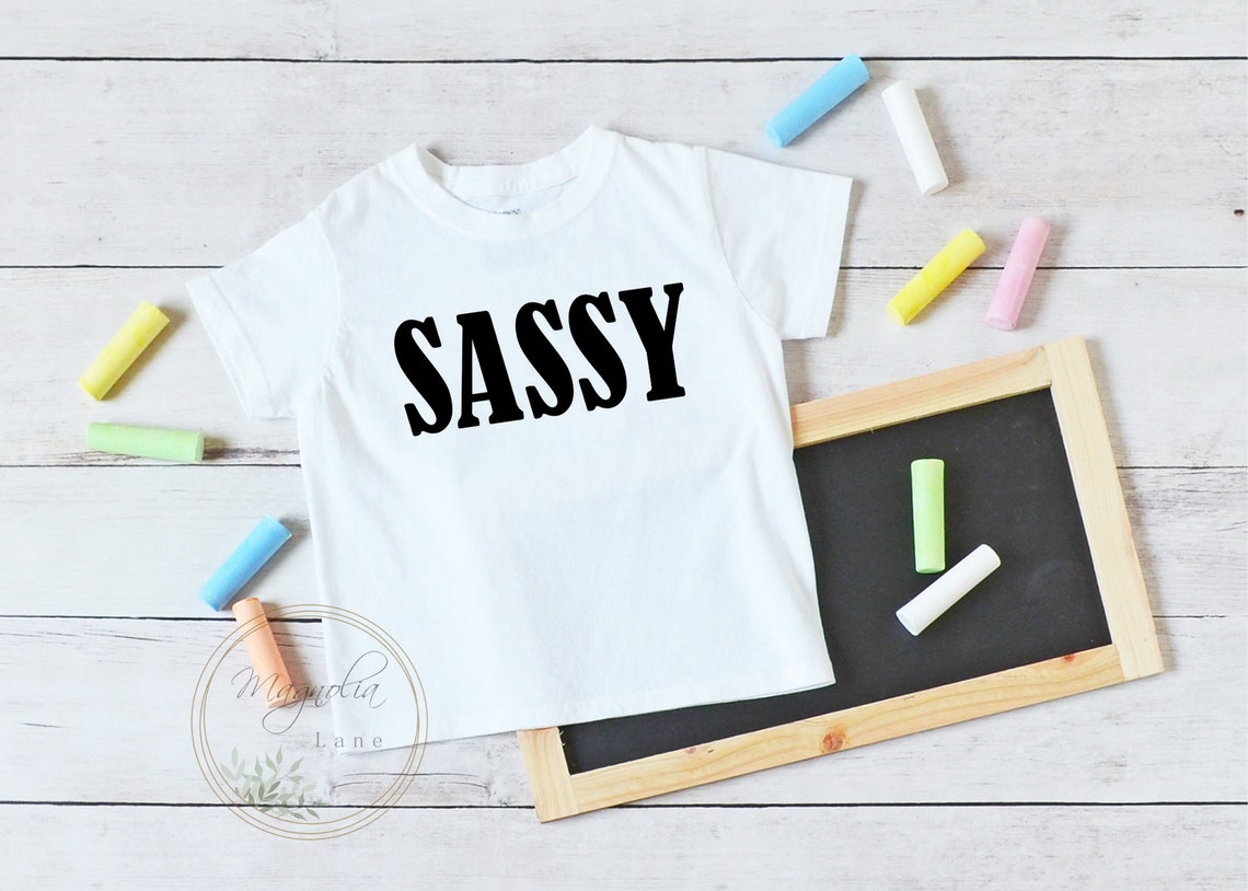 SASSY SVG Sassy Girl Toddler Infant Svg Png Jpeg Cut | Etsy