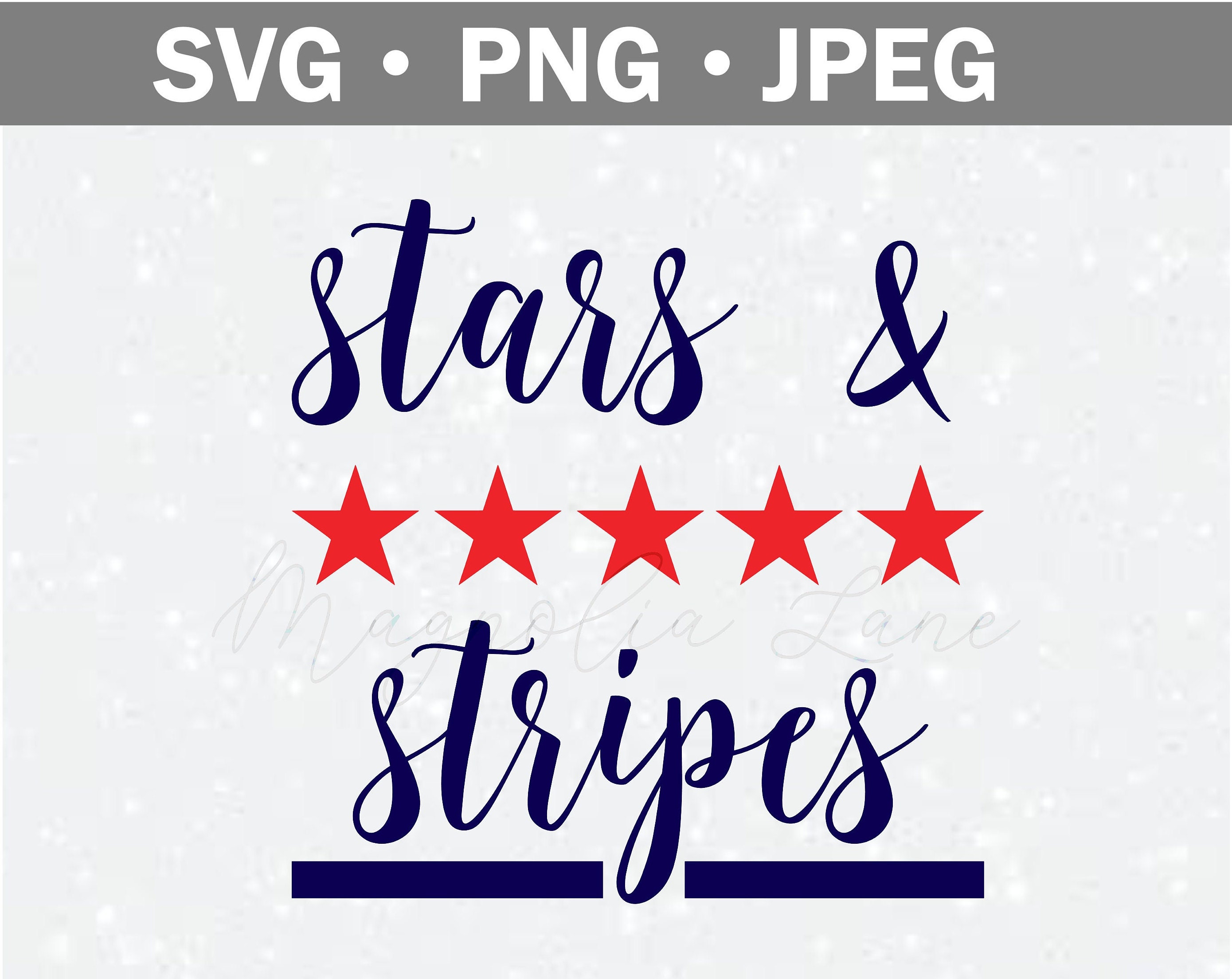 Stars & Stripes SVG America Stars USA Svg Png Jpeg Cut | Etsy