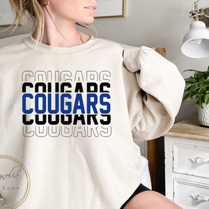 COUGARS SVG, Football, Team Sports, School Mascot, Svg, Jpeg, Png, Cut ...