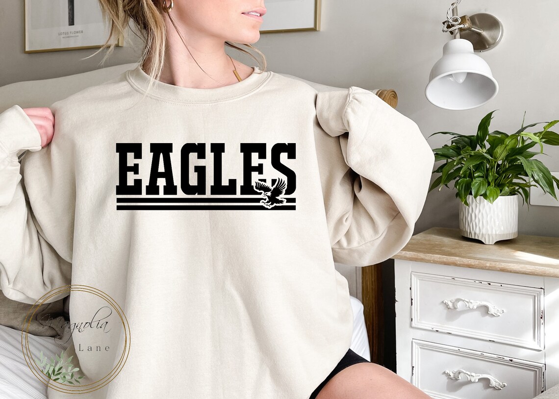 EAGLES SVG School Mascot Svg Jpeg Png Cut File - Etsy