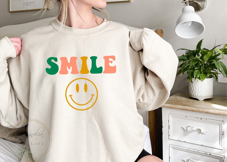 Retro Smile SVG Smiley Face Svg Png Jpeg Cut File - Etsy