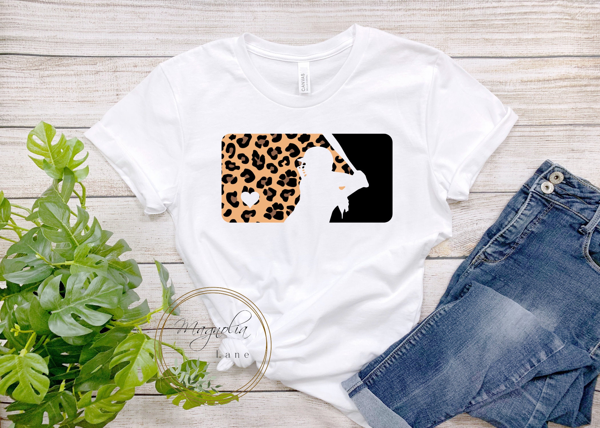 Softball Player PNG Cheetah Print Softball Mama Baseball - Etsy